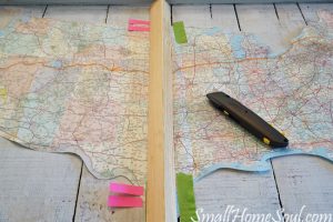 DIY Map Art - a Journey of Love - Girl, Just DIY!
