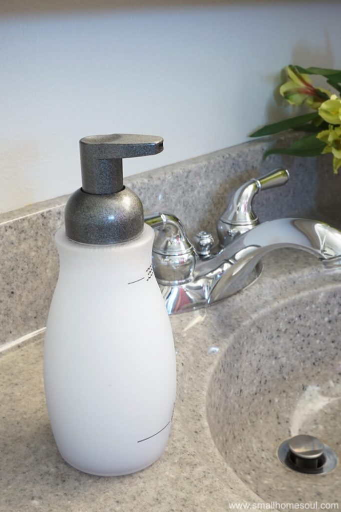 Easy Soap Dispenser Update For a New Look - Girl, Just DIY!