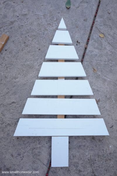 Wooden Christmas Tree - A Fun DIY Project - Girl, Just DIY!