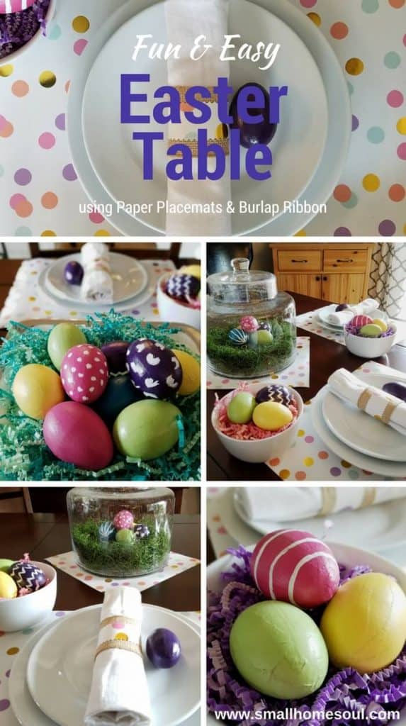 Fun Easter Table Decorations - by a Complete Novice - Girl, Just DIY!