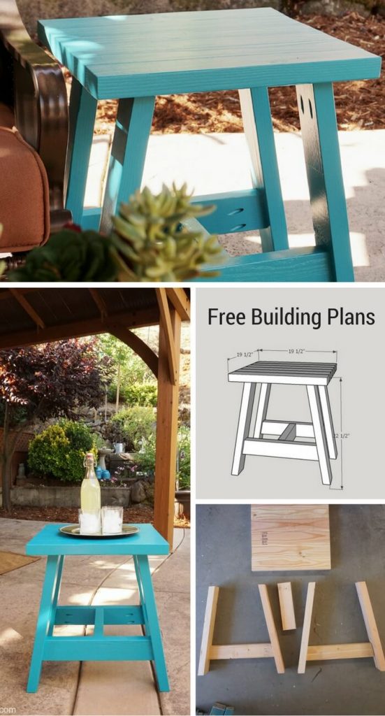 Build a 2x4 Outdoor Table with Available Plans - Girl, Just DIY!