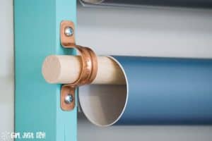 DIY Craft Vinyl Storage Rack - Girl, Just DIY!