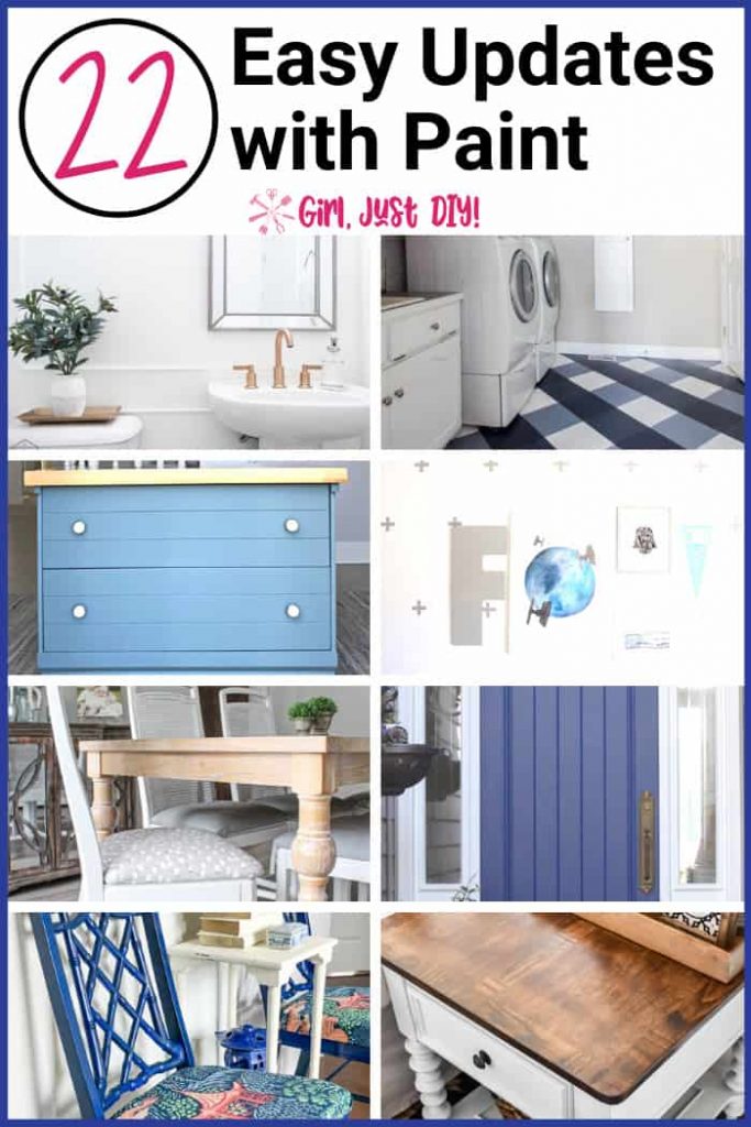 22 Easy Updates with Paint you can DIY today - Girl, Just DIY!